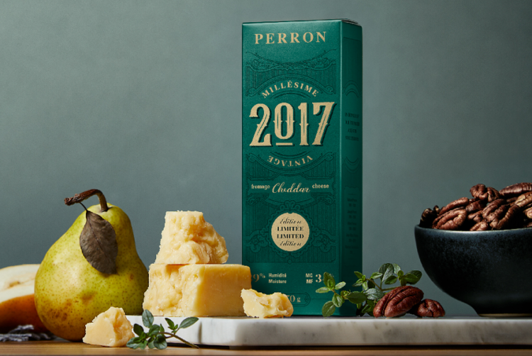 Le Cheddar Perron Millésimé 2017: un fromage d'exception - Caribou